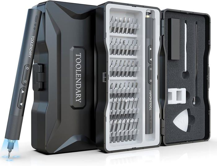 Tournevis Électrique, 55 En 1 Mini Tournevis Electrique Rechargeable ...