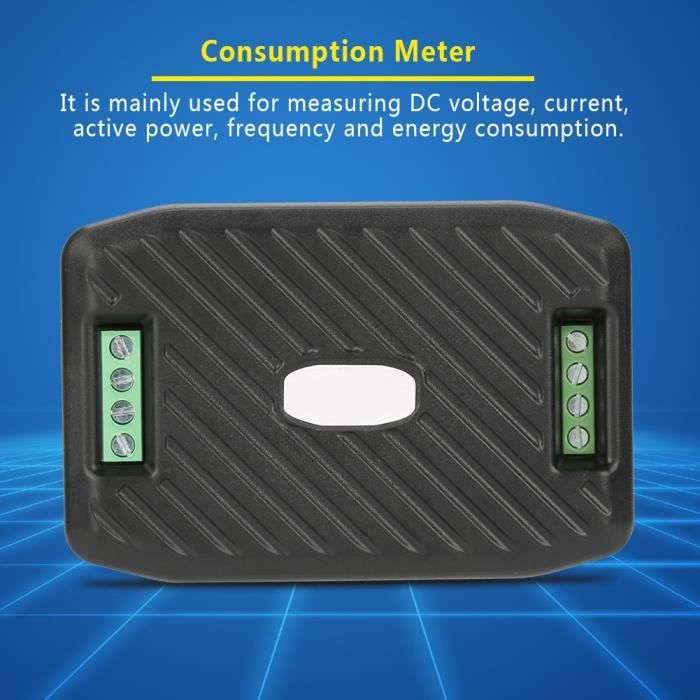 PEACEFAIR PZEM-017 DC voltage, current, power and energy meter + 50A ...