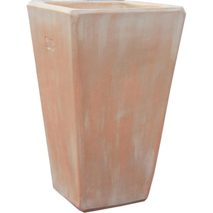 Hentschke Keramik Pot De Fleur Grande Terre Cuite - 19 X 19 X 27 Cm ...