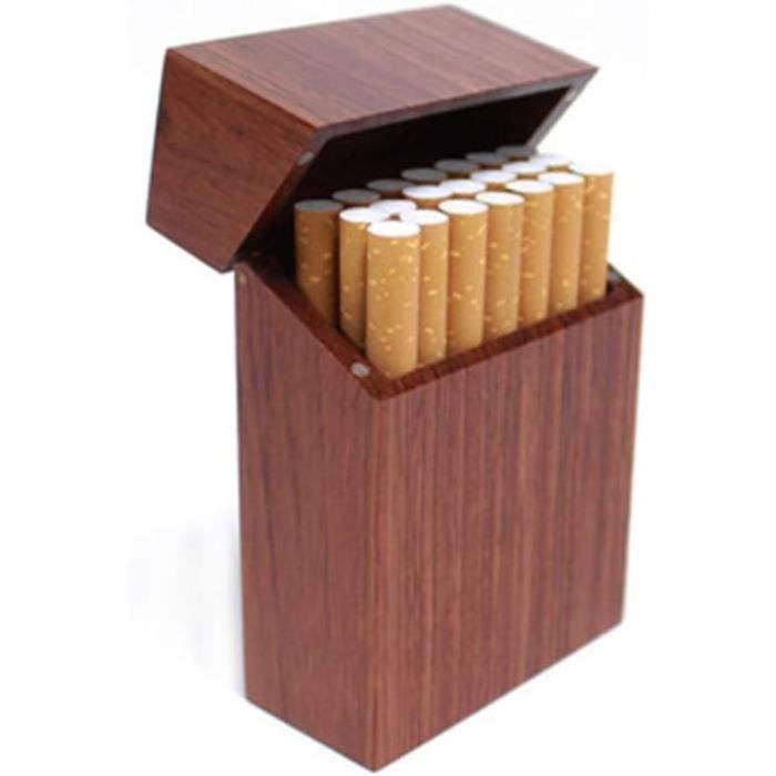 Boîte De Cigarette En Bois Aimant Adsorption Benne À Clapet Portable ...