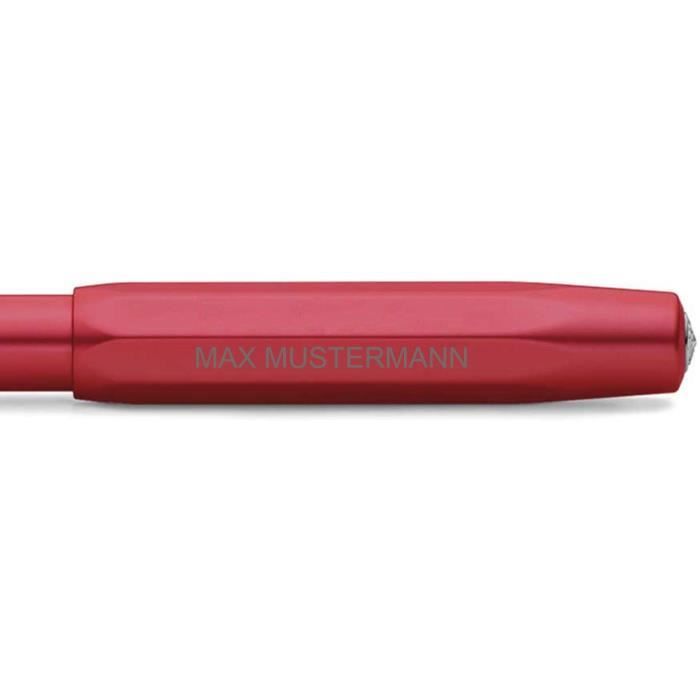 Sport Deep Red Stylo Plume Octogon Pour Cartouches | Stylo Plume Avec ...