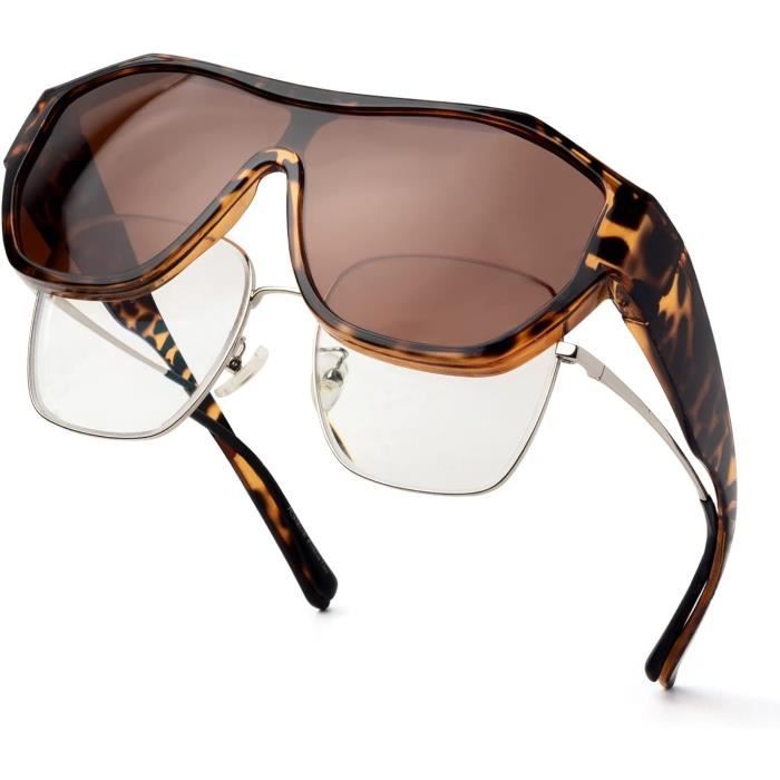 Surlunettes de Soleil Homme Polarisée, Sur Lunette de Soleil Avec ...