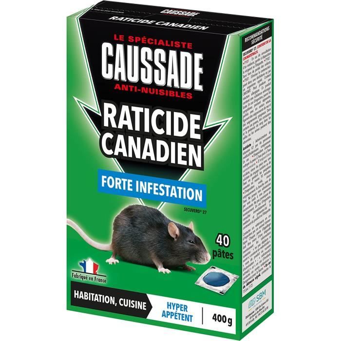 Raticide Canadien Forte Infestation Appât Prêt à l'Emploi Nourriture ...