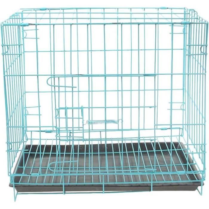 LIWI-Cage pliante en métal pour petit chien et chiot, cage d'intérieur ...