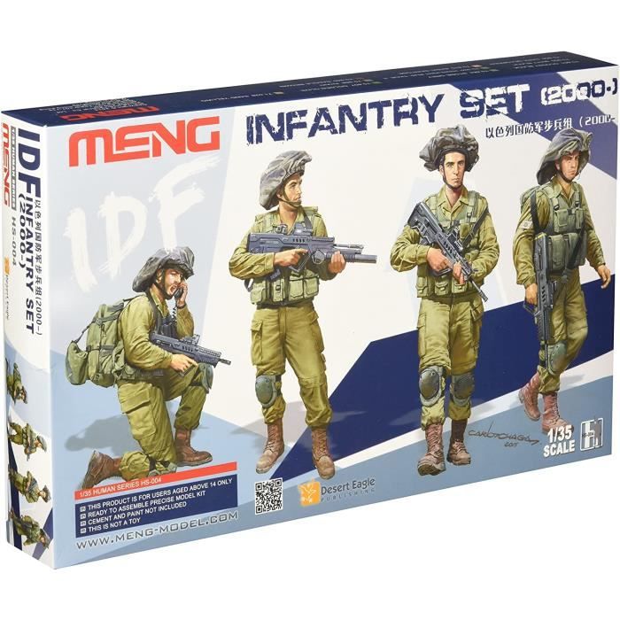 Kits de modélisme de figurines MENG - modèle 1:35 fdi Lot d'Infanterie ...