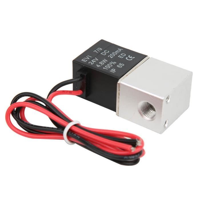 Qiilu électrovanne 1/8 pouce Électrovanne électrique à réponse rapide ...