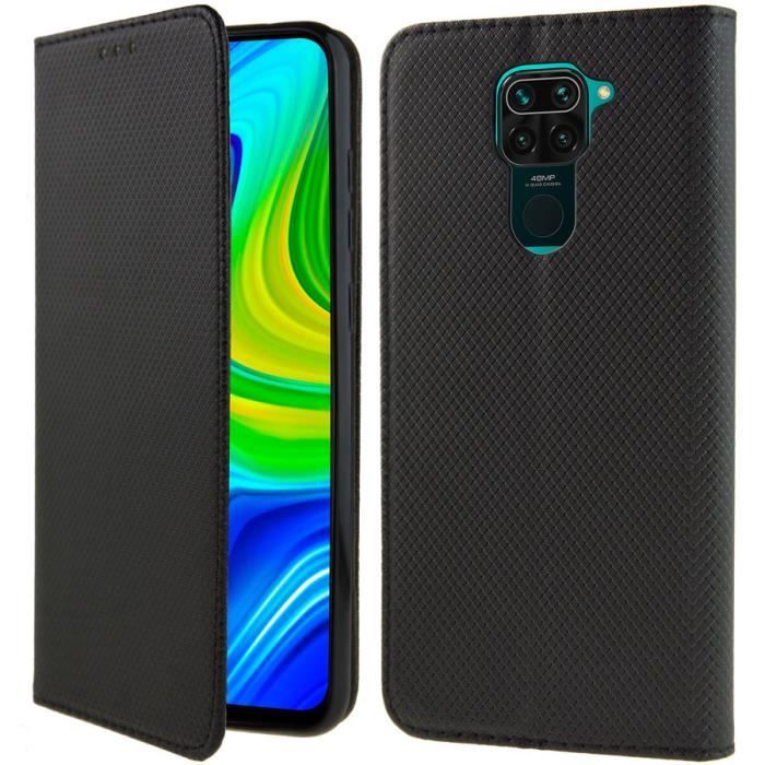 Coque Xiaomi Redmi Note 9 Housse Etui Magnétique – Noir - AVSCASE ...