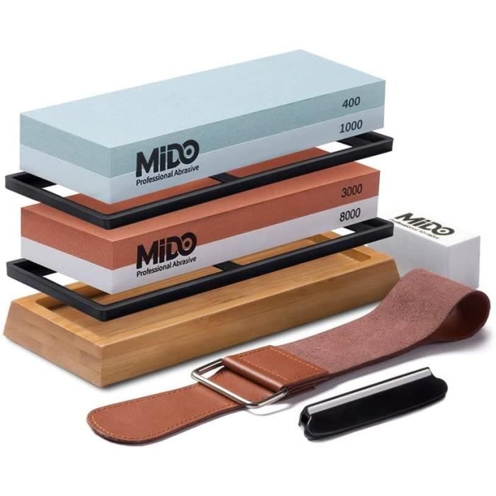 Lot De Pierres À Aiguiser Grain 400 1000 3000 8000[n545] - Cdiscount Jardin