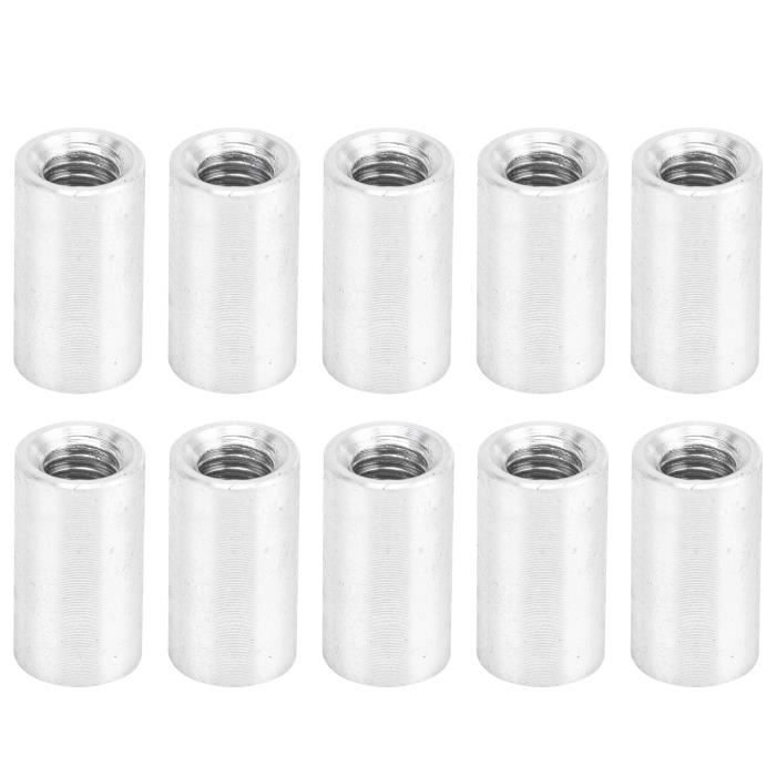 Entretoise ronde - CIKONIELF - M4 - Alliage d'aluminium - Lot de 10 ...