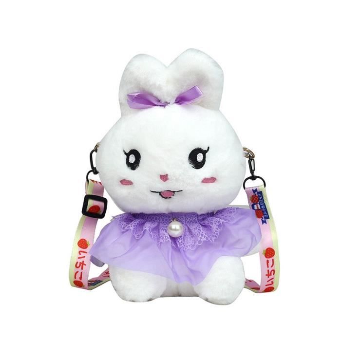Cartable YHEM3 Plush Women's Bag Rabbit Doll Student Bag Girl One ...
