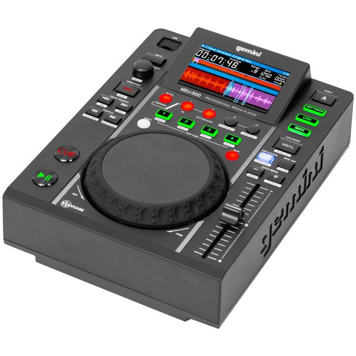 GEMINI Contrôler DJ MIDI, USB Média Player, écran 4,3”, JOG 5 ...