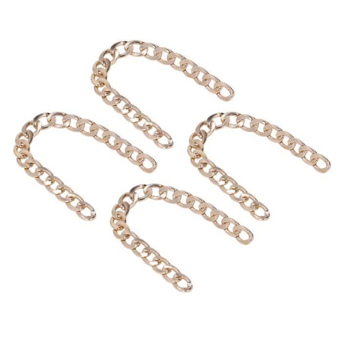 GOTOTOP Chaîne pour la fabrication de bijoux Chaînes gourmettes en ...