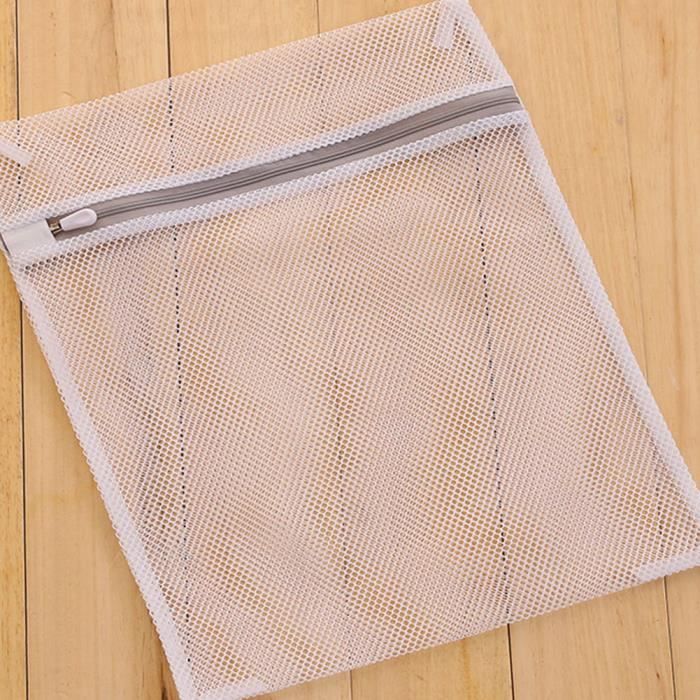 Sac à buanderie à lave-linge Machine à laver Fine Mesh Sac à glissière ...