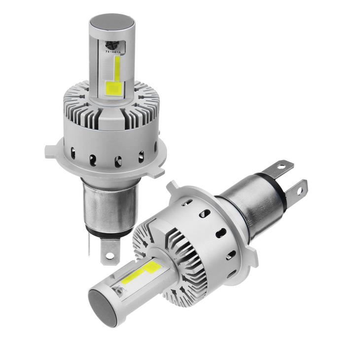 NEUFU 2x Phares Antibrouillard LED Phare de Voiture LED 6500K COB ...