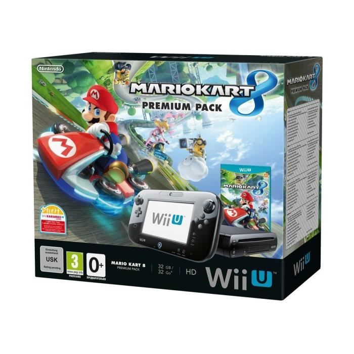 Hardware Nintendo Wii U Mario Kart 8 Premium Pack - Consoles ...