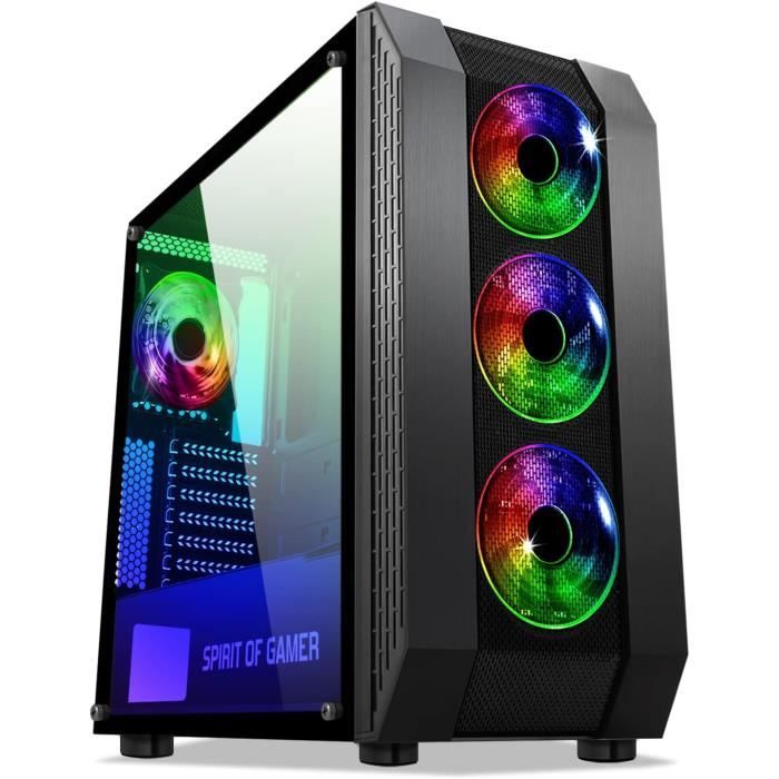 Rogue Vi - Boitier Pc Gamer Atx-Matx-Itx Façade Et Paroi En Verre ...