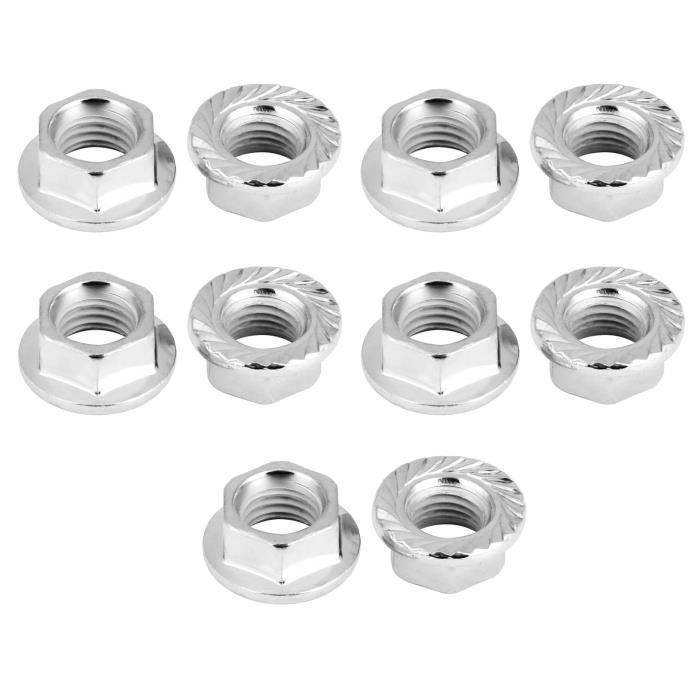 Sonew Écrou à embase hexagonale 10 PCS Filetage Fin Hex Hexagonal Écrou ...
