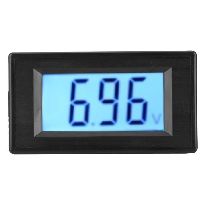 VBESTLIFE Voltmètre DC 7.5V-19.99V voltmeter, LCD digital display ...