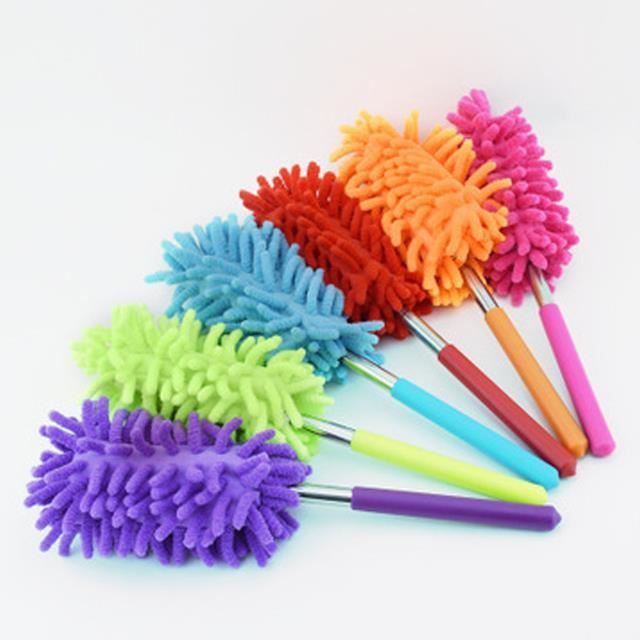 PLUMEAU,green--Mini Plumeau Télescopique En Acier Inoxydable, Brosse De ...
