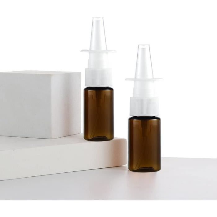 6pcs 10ml - 0.34oz bouteille vide de vaporisateur nasal de couleur ...