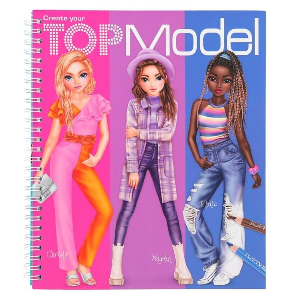 Album coloriage et création TOP Model modèle Create your TOPModel ...