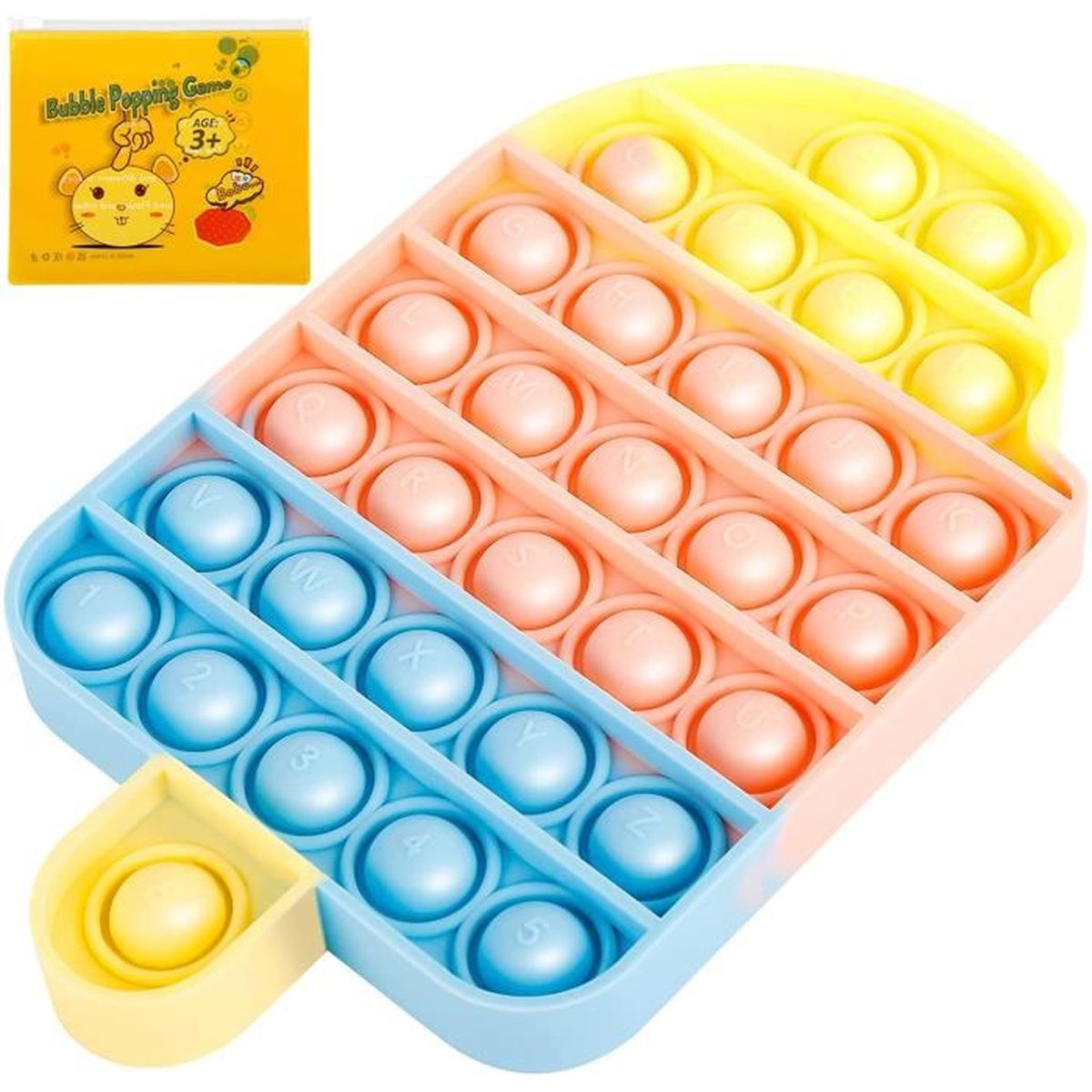 Pop it Fidget Toys Pack, fidjetoys Toy Anti Stress, popit Jeux Pas Cher ...