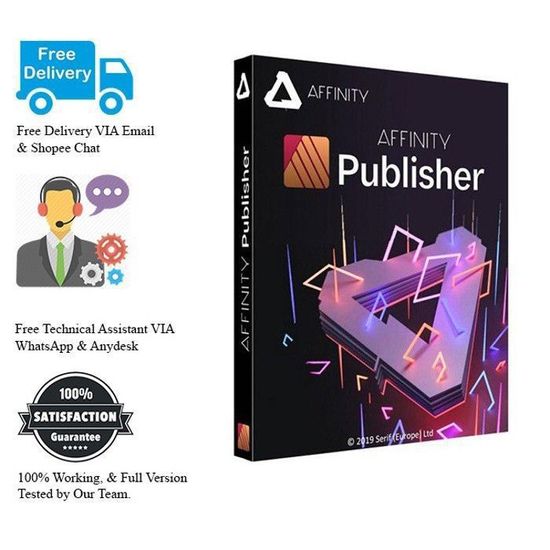 Licence perpétuelle pour 1 PC, Windows ou Mac, Affinity Publisher version 1.10.6 , Un logiciel ...