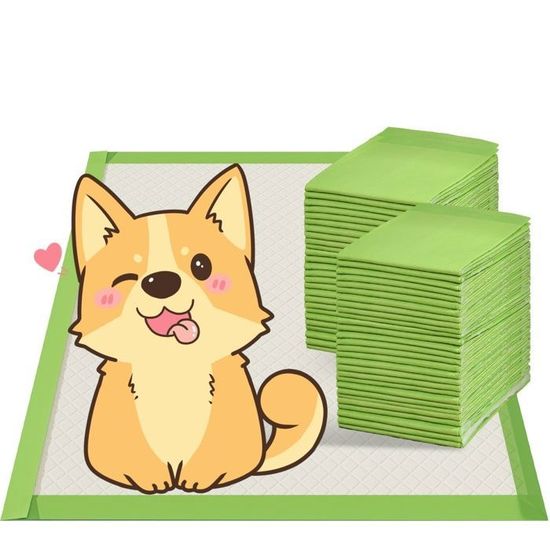 Nomipaw 20Pcs Tapis Educateurs pour Chien 56x56cm 6Couches de ...
