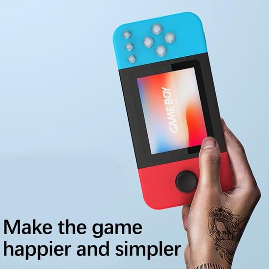 HOT Console De Jeux Portable [Célibataires Rouges Et Bleus] Console De ...
