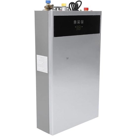 Wakects Chauffe-Eau à Gaz, Chauffe-Eau Instantané, Chauffe-Eau de Douche, avec écran Tactile LCD ...