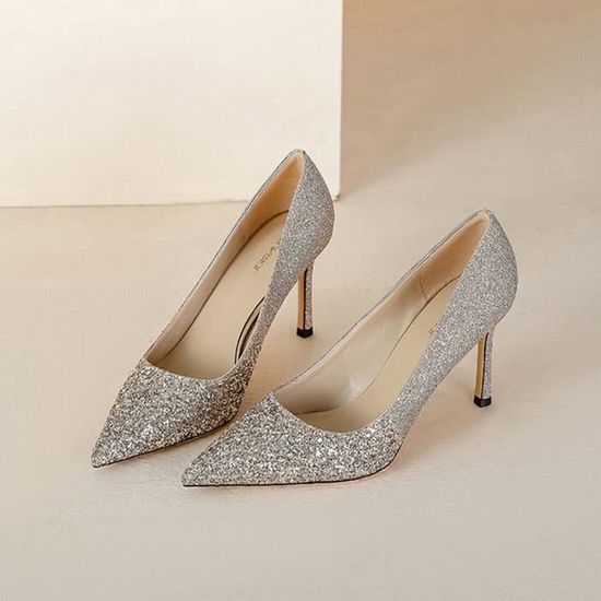 Escarpins - Talons hauts - Femmes - Stiletto - Paillettes - Cristal ...