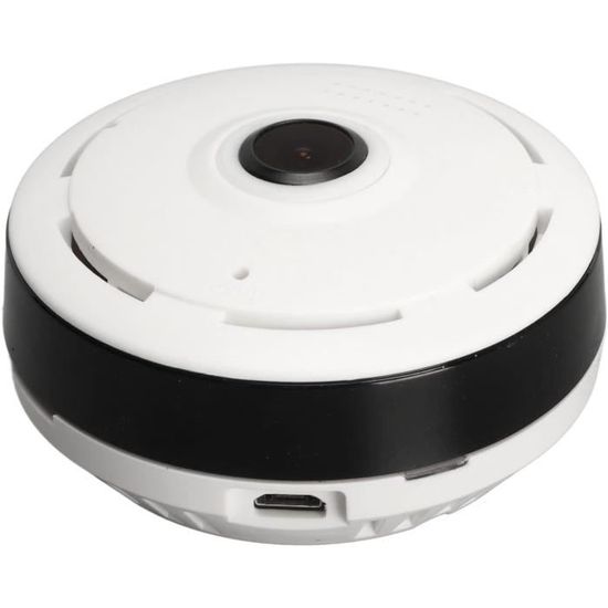 Webcam Panoramique À 360 Degrés Hd 1080P Caméra De Surveillance Dôme ...
