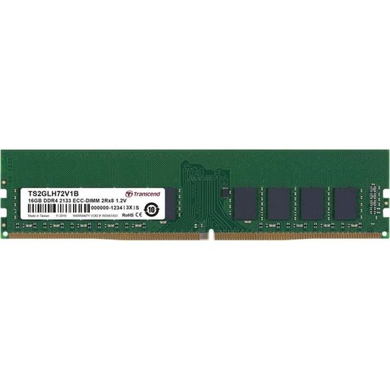 Transcend 16GB DDR4 Module de memoire 16 Go 2 x 8 Go 2133 MHz ECC - Cdiscount Informatique