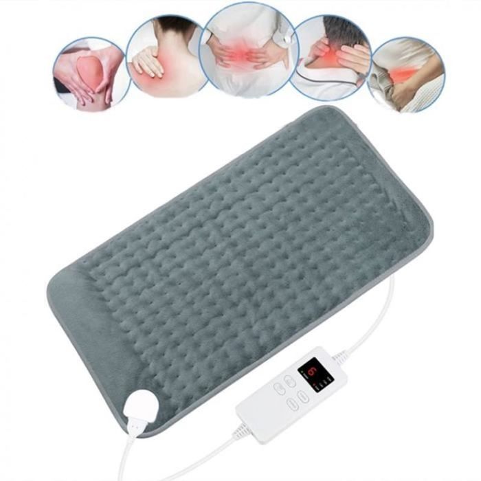 Coussin Chauffant Electrique 6 températures réglables lavable en ...