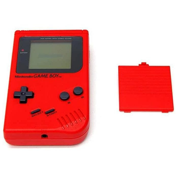 CONSOLE NINTENDO GAMEBOY FAT ROUGE CLASSIC DMG-01 - Cdiscount Jeux vidéo