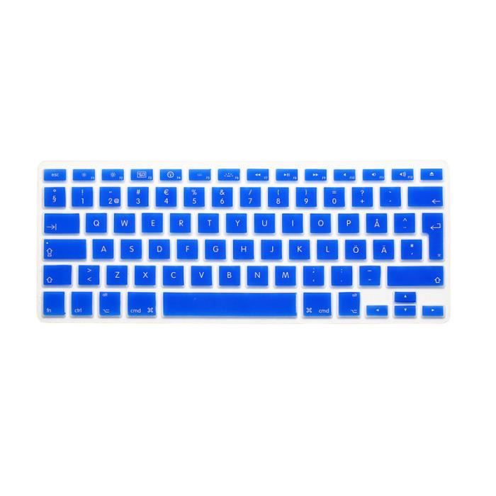 Bleu-Swedish letter Silicone EU-UK Keyboard Cover Skin Protector ...