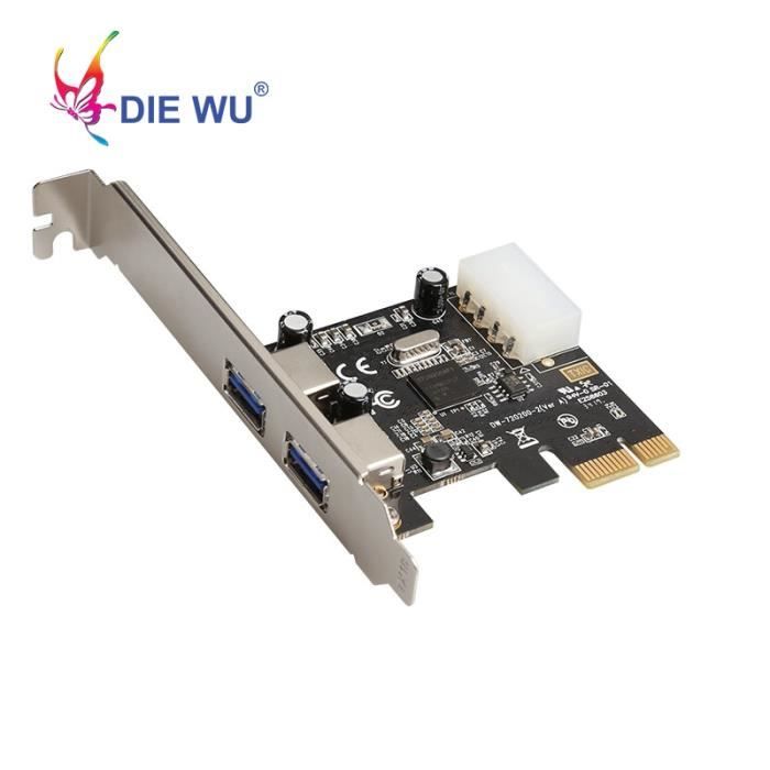 Carte'extension PCI Express vers 2 USB 3.0, accessoires'ordinateur ...