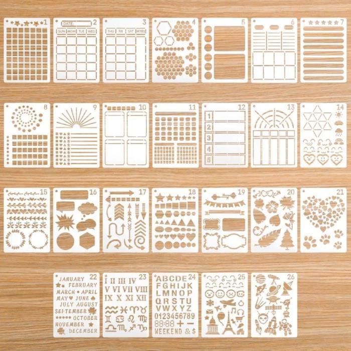 Pochoir Bullet Journal