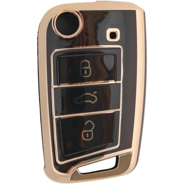 Coque Clé Voiture Pour Vw Pour Polo Pour Golf 7 Pour Mk7 Pour Tiguan ...