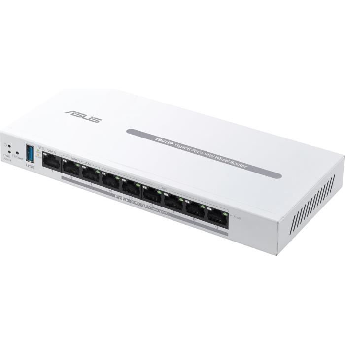 ExpertWiFi EBG19P,Routeur Filaire Gigabit PoE+ VPN, 8 Ports PoE+,123W ...