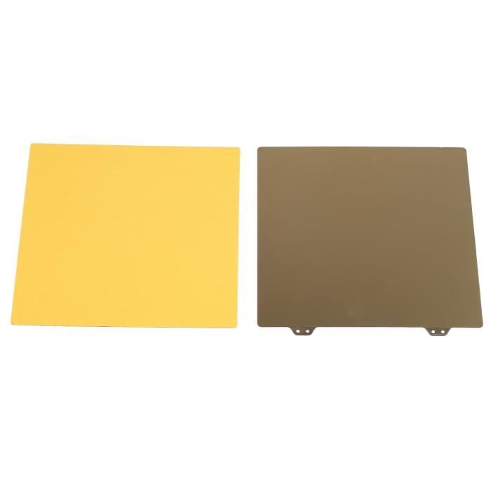 Cikonielf Plaque d'acier double face Tôle d'acier à Ressort , côté ...