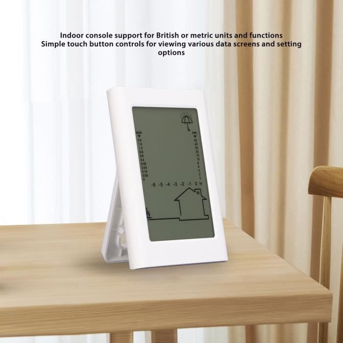 SAL Instrument météorologique pour pluviomètre Pluviomètre sans Fil ...