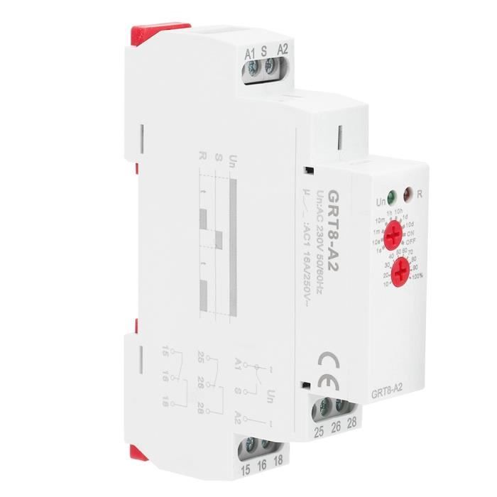 EJ.life Time Relay, Time Delay Relay 10 Gears Knob Control for Time ... EJ.life Time Relay, Time Delay Relay 10 Gears Knob Control for Time ...
