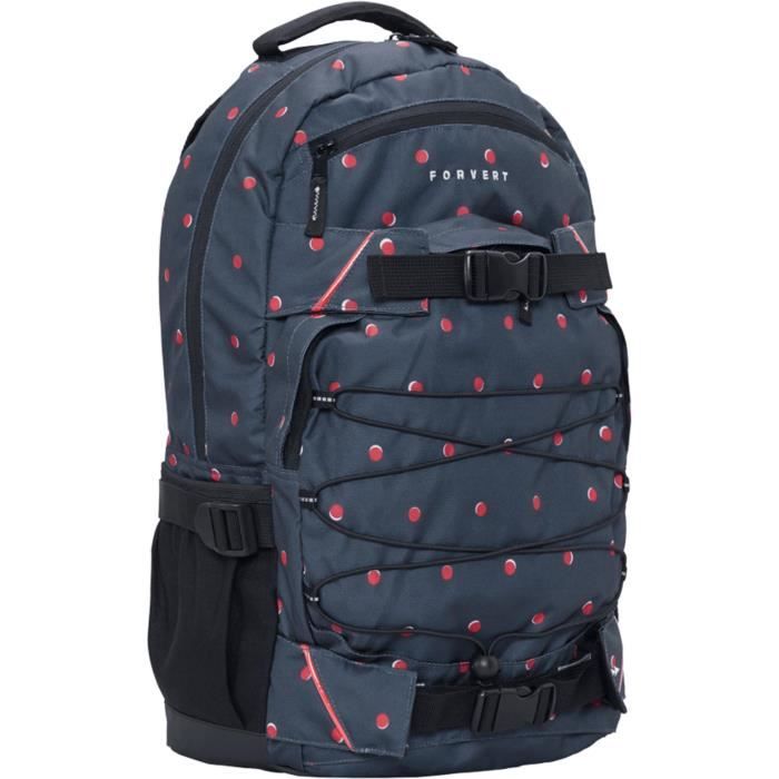 Sac à dos Forvert Study Louis - navy double dots - TU - Cdiscount