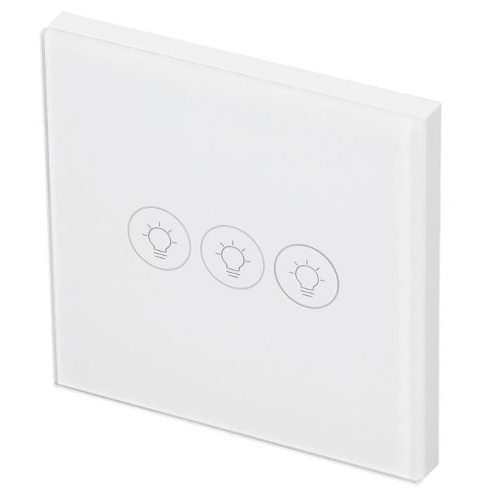 Garosa interrupteur d'éclairage intelligent Interrupteur tactile WiFi à ...