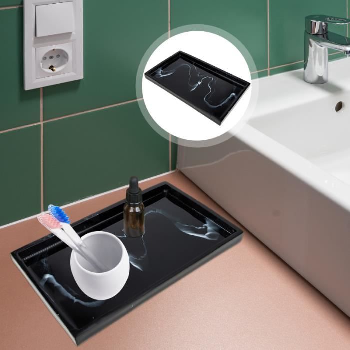 Plaque de rangement de maquillage décoratif Salle de bain Comptoir de ...