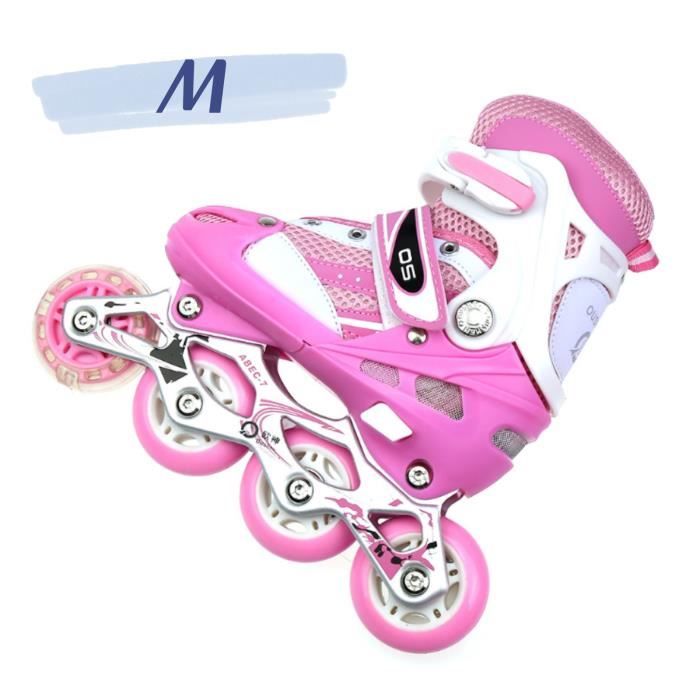 Patins à roulettes pour enfants - JEOBEST - Taille M (35-38) - Roue ...