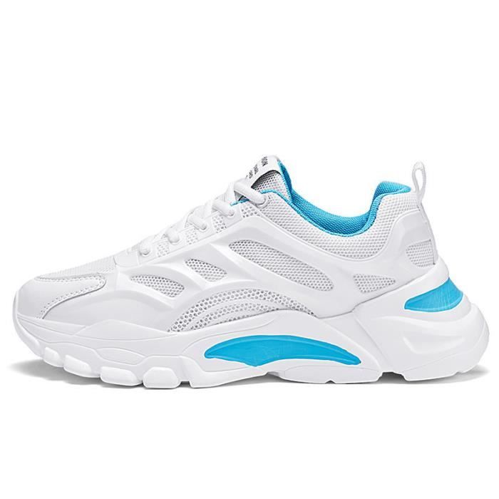 Baskets pour hommes semelle épaisse chaussures élévatrices mode ...