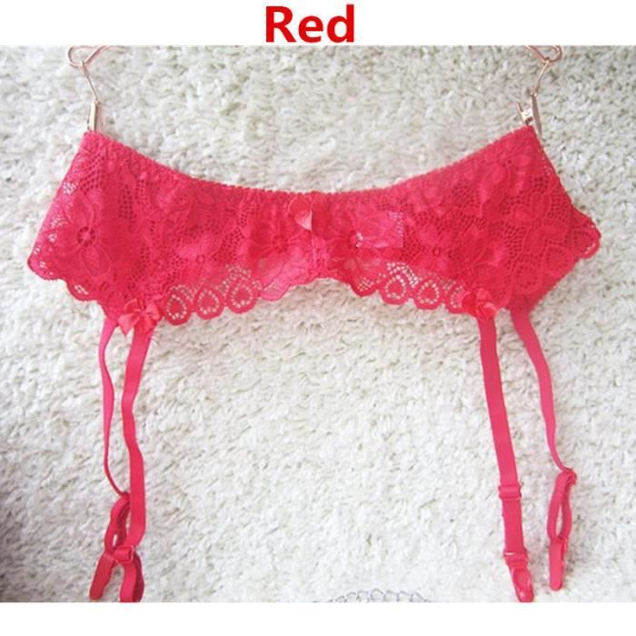 Soutien-gorge,Jarretelles en dentelle pour femmes,bretelles réglables ...