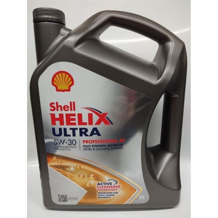 Shell Helix Ultra Pro AF 5W30 5L Huile Moteur Essence et Diesel ...